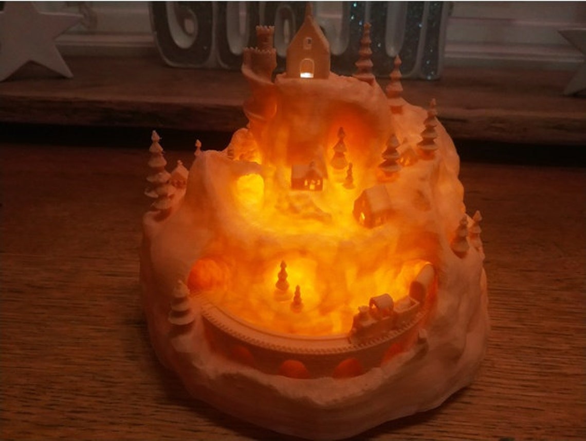 Christmas Village. STL File for 3D Printing - Digital Download. - Etsy