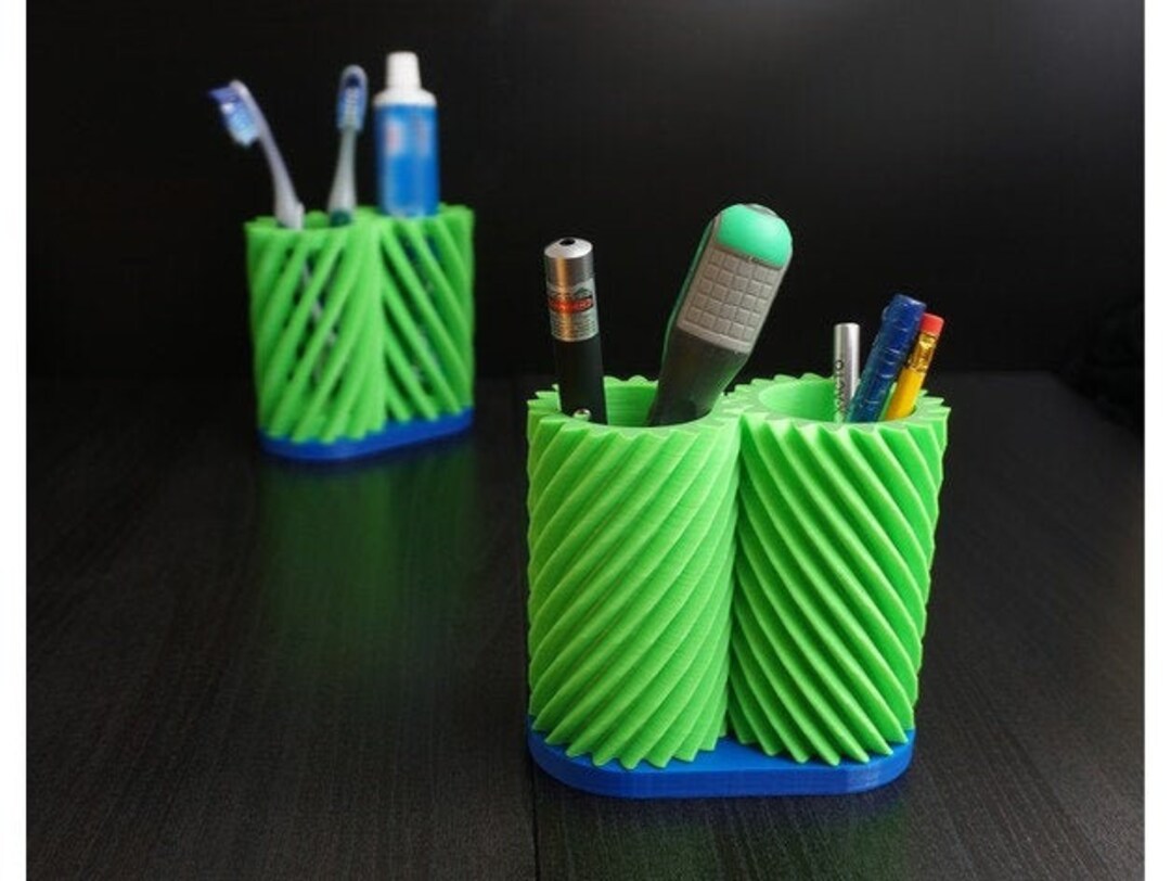 Helical Gear Cups. STL File for 3D Printing - Digital Download. - Etsy