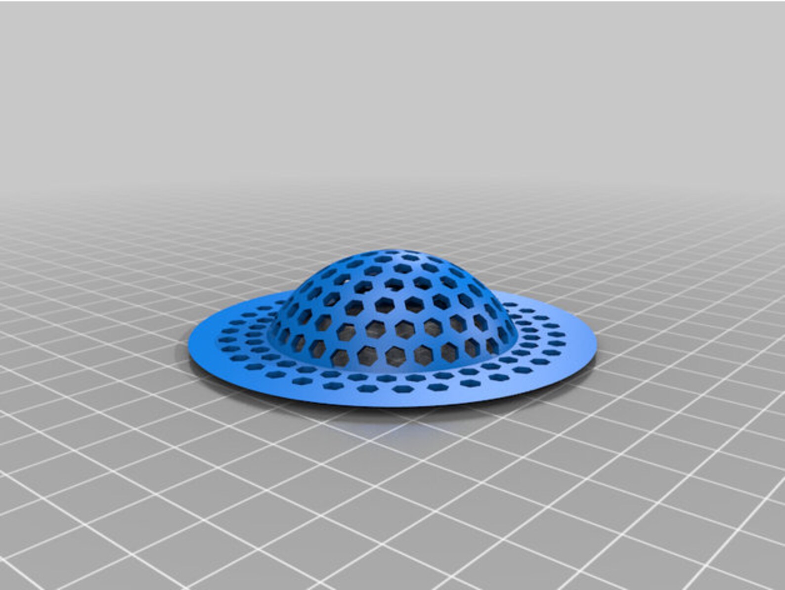 Customizable Geodesic Kitchen Sink Drain Strainer. STL File for 3D ...