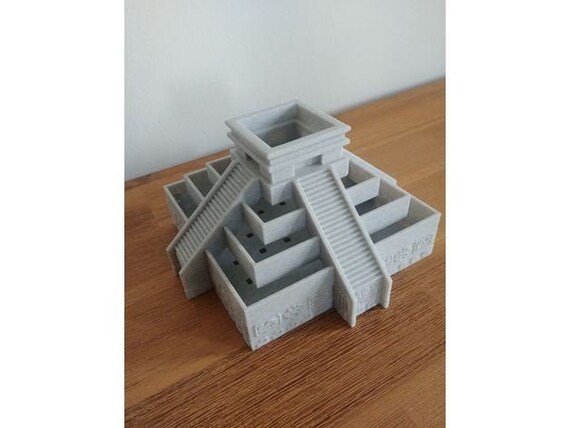 Aztec Temple V2.0. STL File for 3D Printing Digital - Etsy