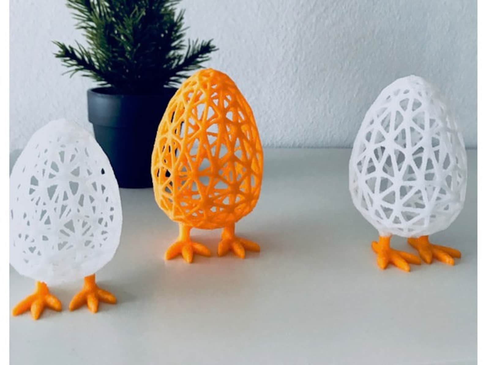Wireframe Easter Egg. STL File for 3D Printing Digital - Etsy
