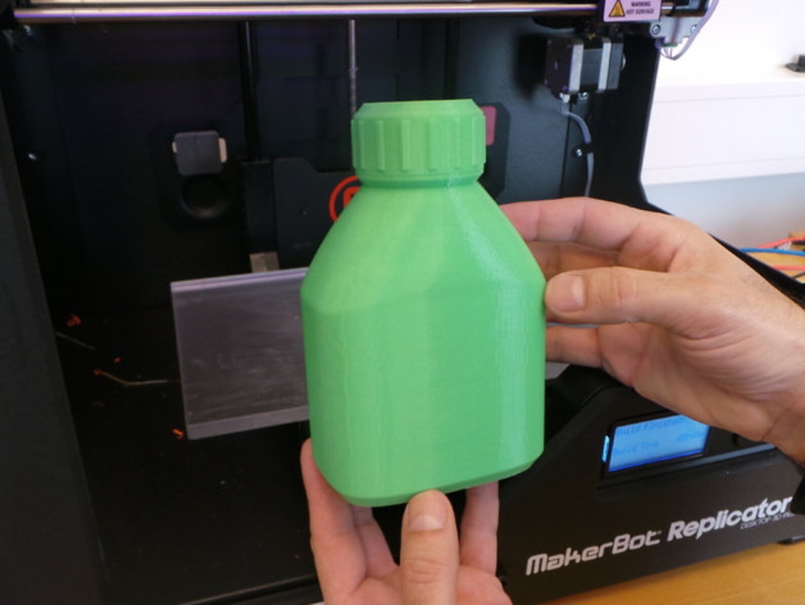 3d Printable Bottle and Screw Cap. STL File for 3D Printing Digital ...