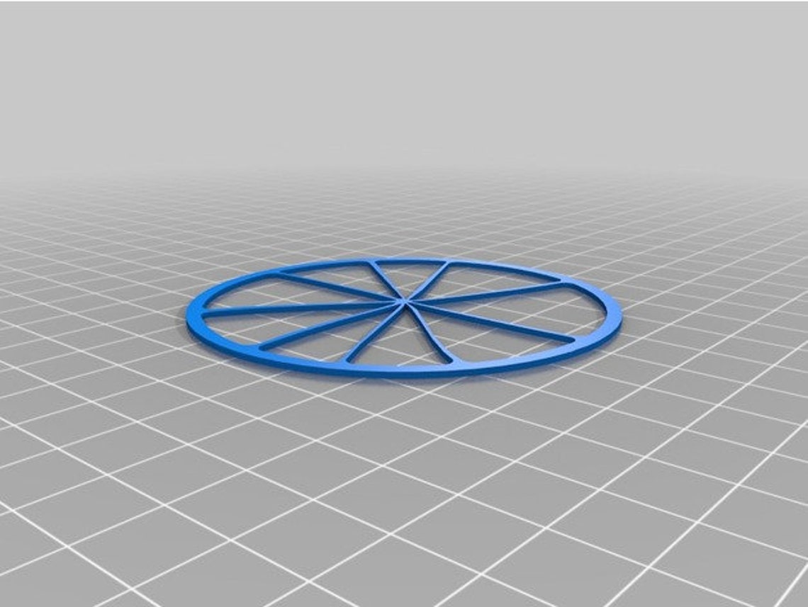 Multi-color Citrus Coaster. STL File for 3D Printing Digital - Etsy