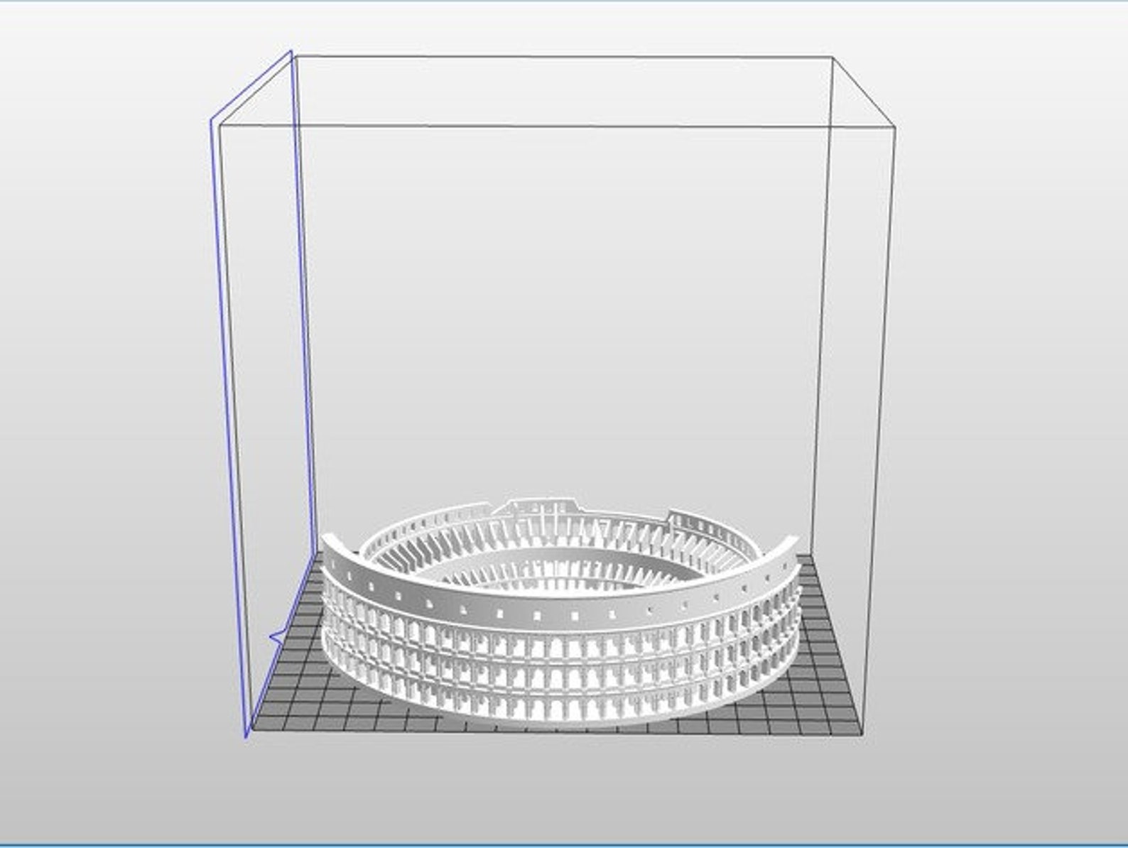 Roman Colosseum Completley Detailed See the World. STL File for 3D ...