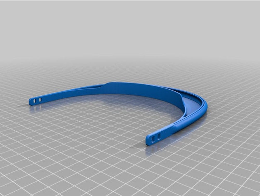 Easy 3d Printed Face Shield. STL File for 3D Printing - Digital ...