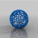 Generative Design. Voronoi Sphere (lq) Version. STL File for 3D ...
