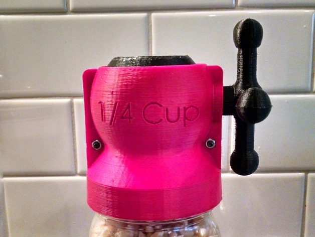 Mason Jar Dispenser. STL File for 3D Printing Digital - Etsy