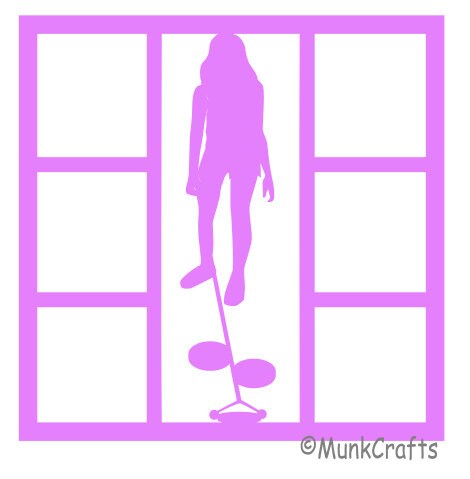 Shuffleboard Scrapbook Overlay SVG Files for Cricut for Family ...