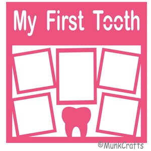 Baby's First Scrapbook Overlay SVG Files for Cricut Baby Boy/baby Girl ...