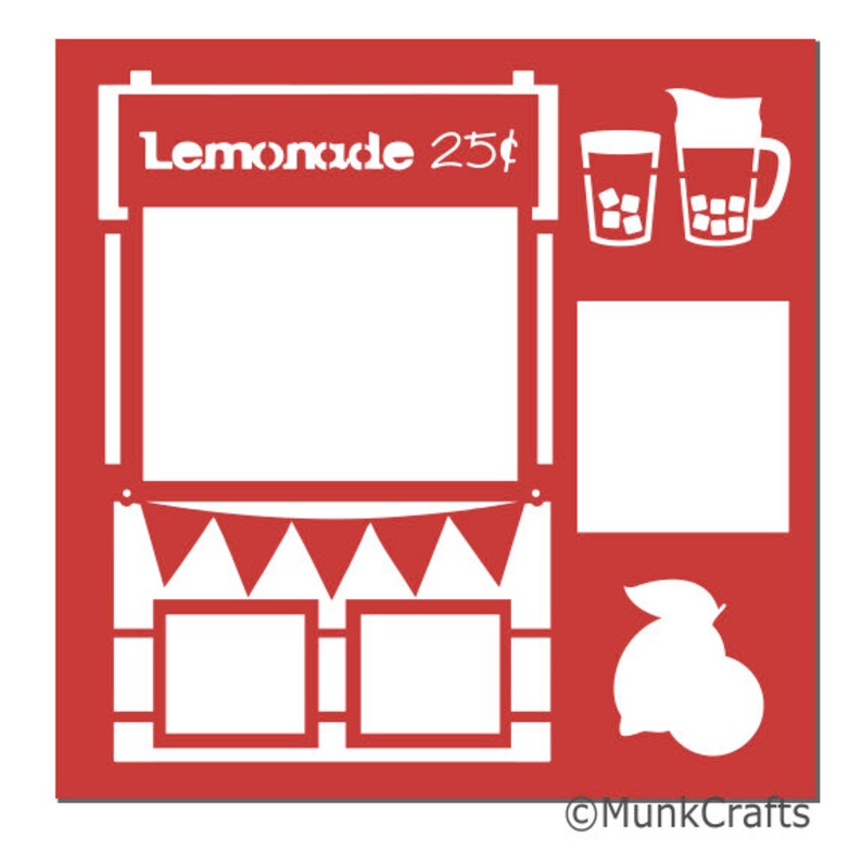 Lemonade Svg/ Scrapbook Overlay SVG Files for Cricut for Kids Children ...