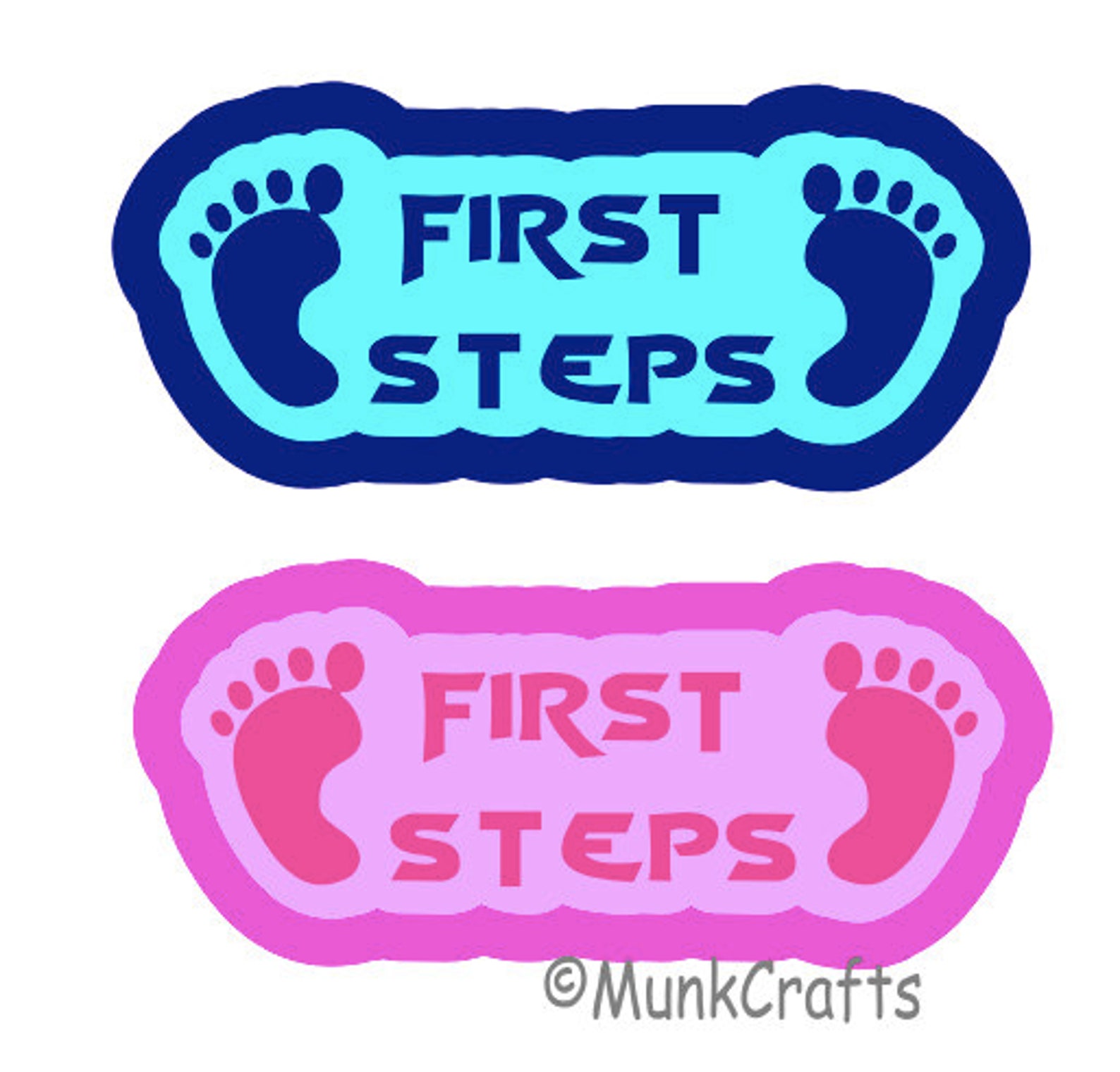 Baby First Steps Scrapbook Title Svg/scrapbook Title Svg/svg for ...