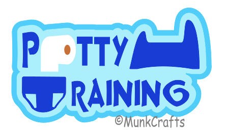 Baby Potty Training Scrapbook Title Svg/svg for Scrapbook/baby Potty ...
