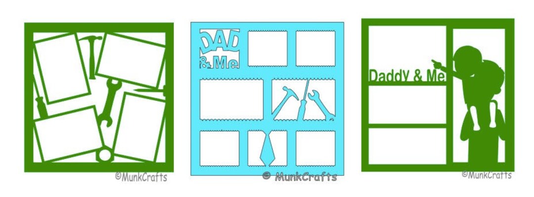Daddy Layout Svg/daddy Scrapbook Overlay Svg File/father Layout Svg ...