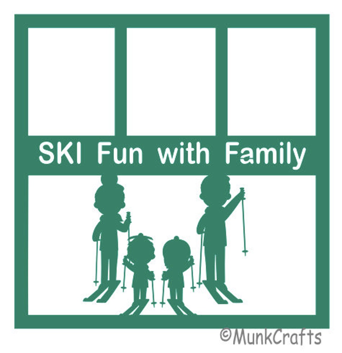 Family Layout Svg/family Scrapbook Overlay Svg File/family Scrapbook ...