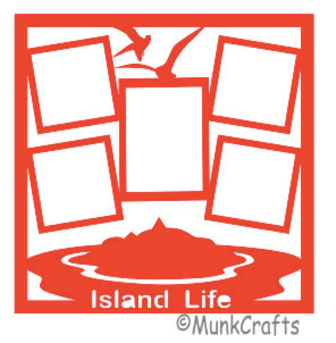 Bahamas Layout Svg/svg Files for Cricut/scrapbook Layout Svg/svg for ...