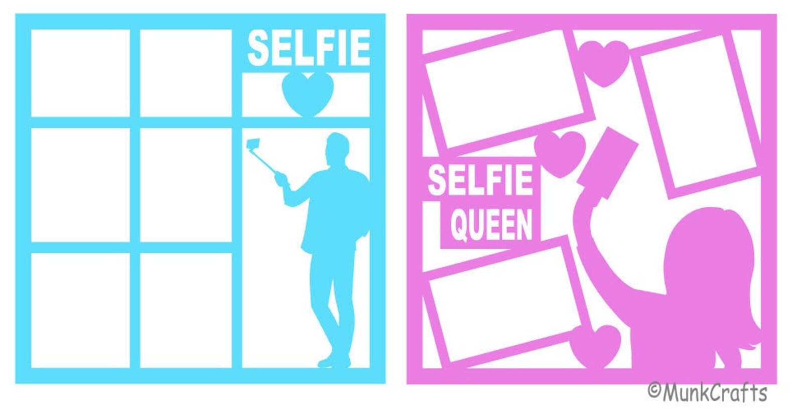 Selfie Layout Svg/selfie Scrapbook Overlay SVG Files/selfie | Etsy
