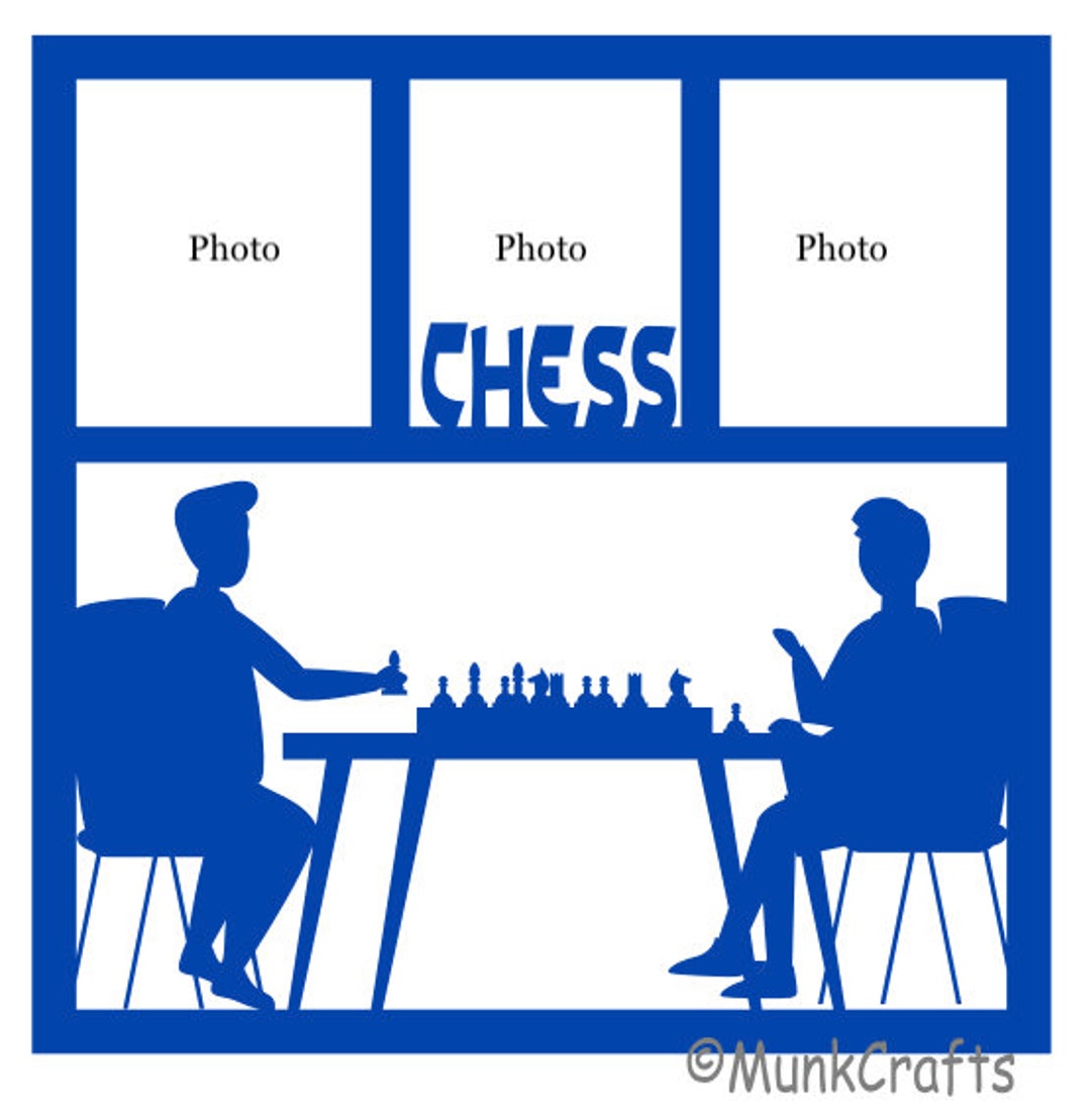 Chess Layout Svg/svg Overlay/svg File for Cricut/scrapbook Overlay Svg ...
