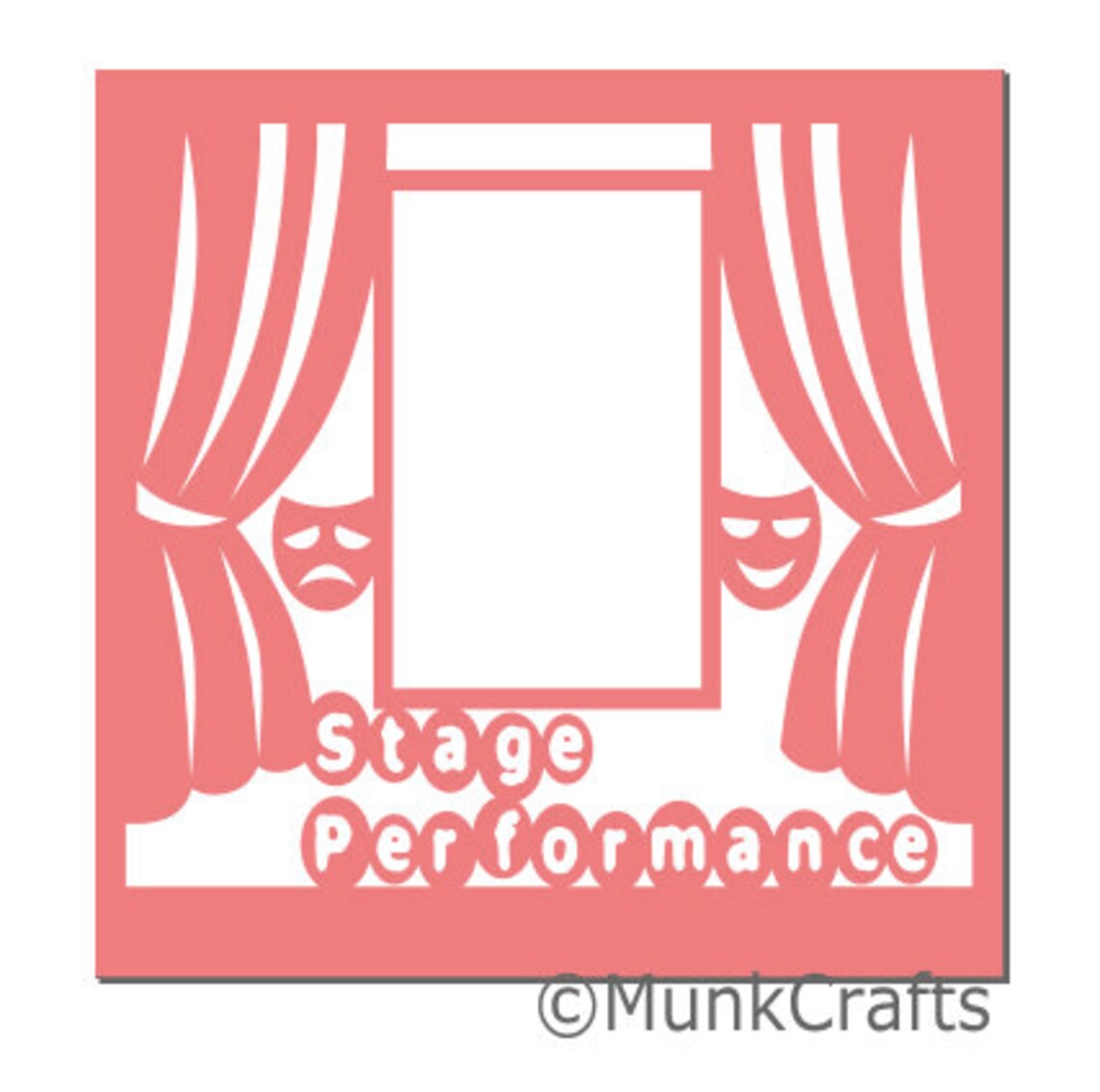 Stage Performance Svg/ Scrapbook Overlay SVG Files for Cricut for Kids ...