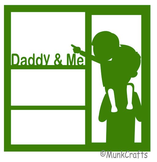 Daddy Layout Svg/daddy Scrapbook Overlay Svg File/father Layout Svg ...