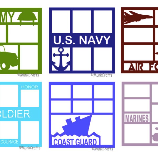 Military Layout Svg - Etsy