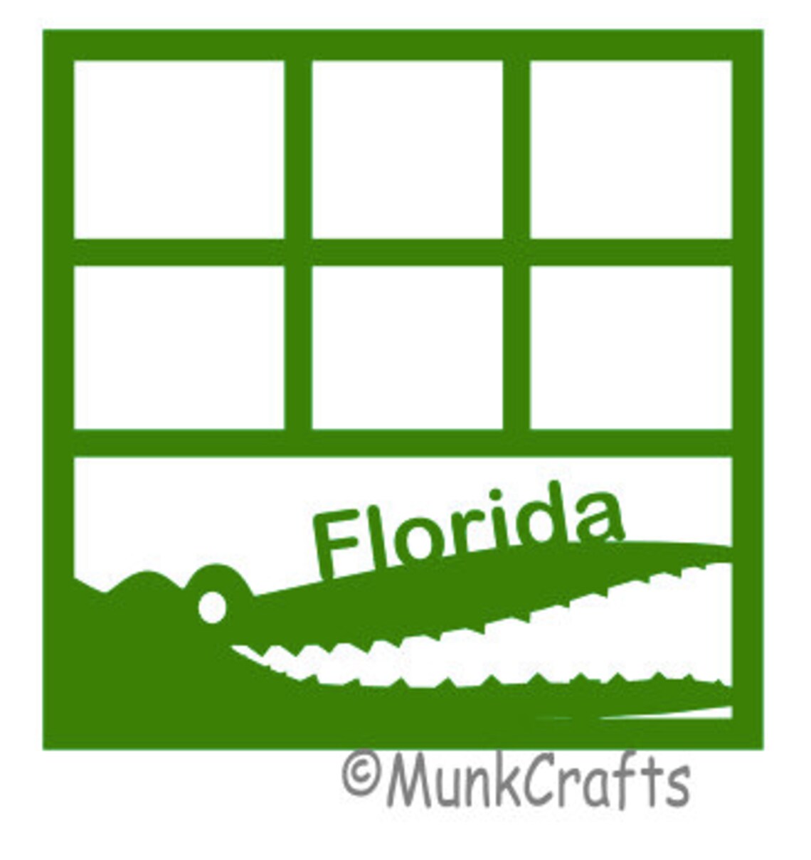 Florida Scrapbook Overlay/florida Layout Svg/scrapbook SVG (digital ...
