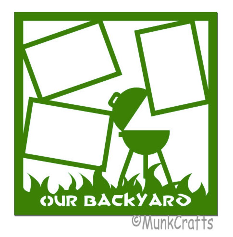 New Home/our Backyard/moving Day/nursery/house Scrapbook Overlay SVG ...