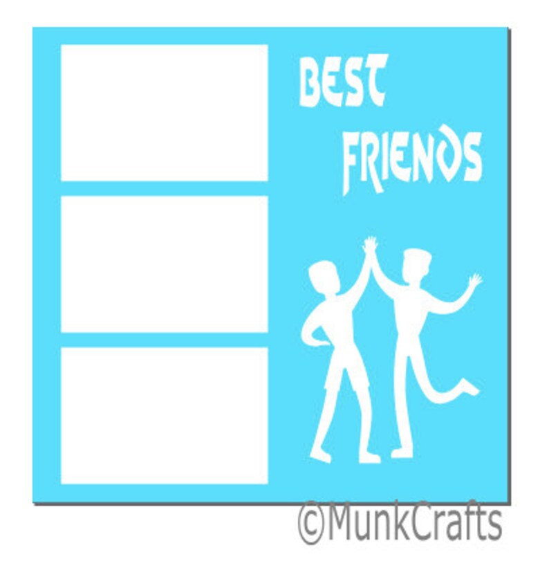 Friends Layout Svg/friends Scrapbook Overlay SVG Files/friends ...
