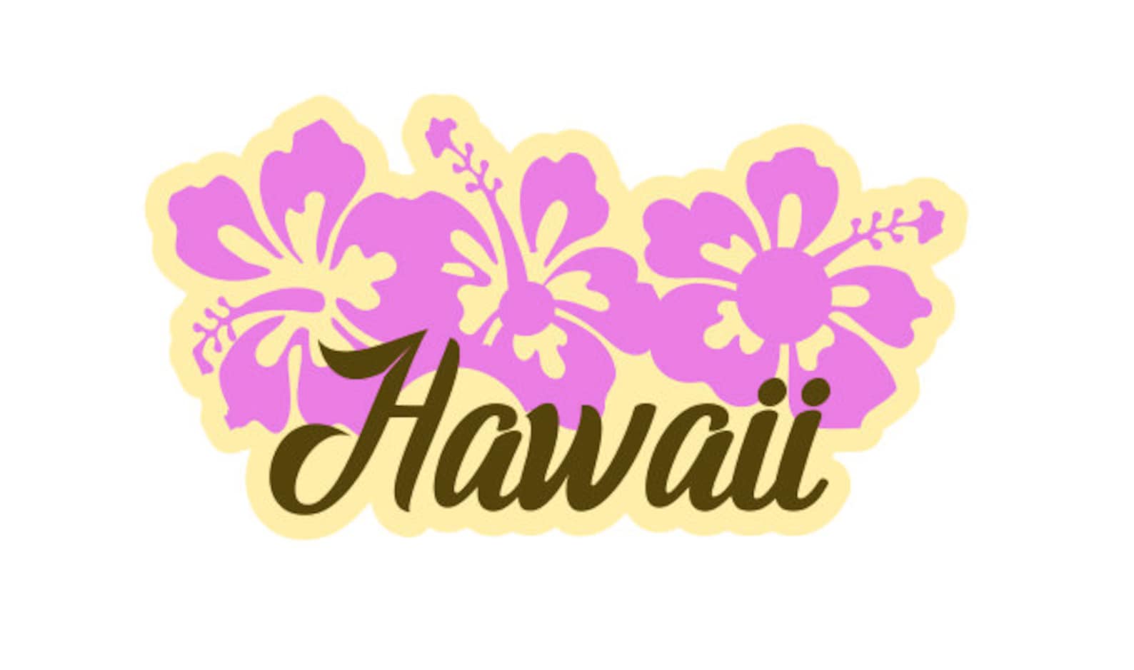 Hawaii Scrapbook Title SVG File for Cricut,hawaii Svg,hawaii Scrapbook ...