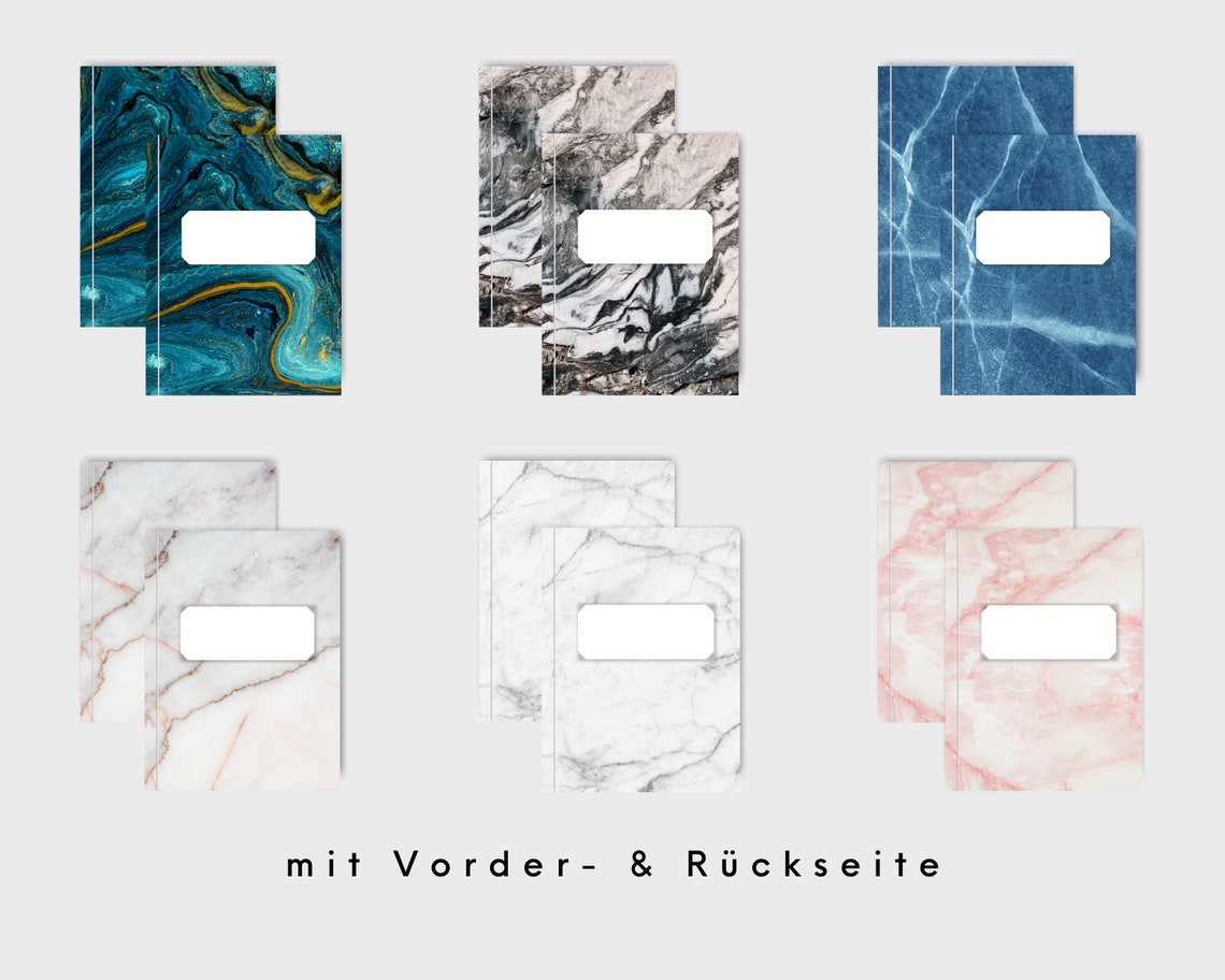 9 digitale Planer Cover Goodnotes Deckblatt Planer Cover Marmor ...