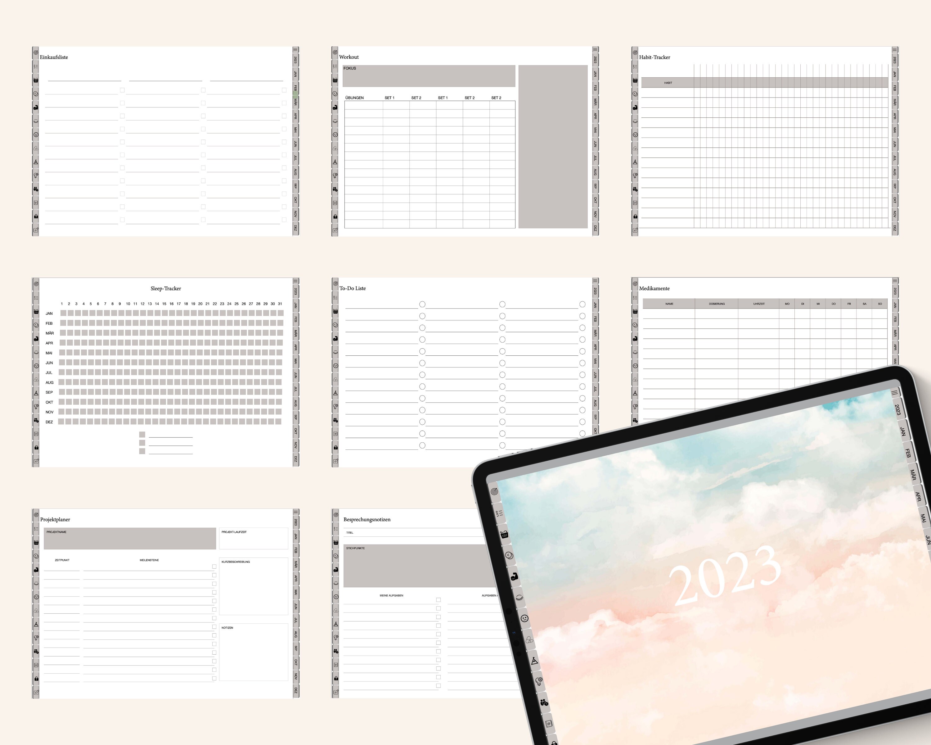 2023 Ultimate Year Planner Digital Creations - Etsy