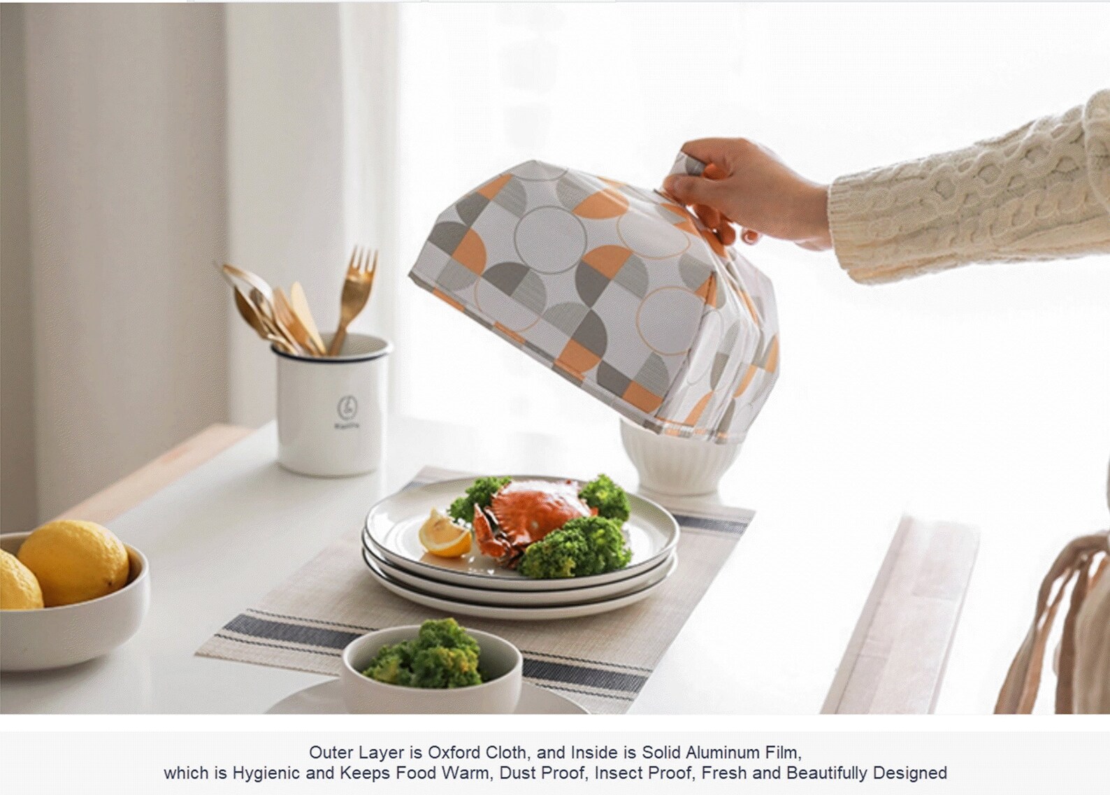 2 Pack Insulated Food Cover Food Keeps Food Warmer Food - Etsy