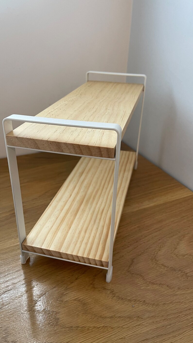 2 Tier Shelf Organizer Rack - Etsy