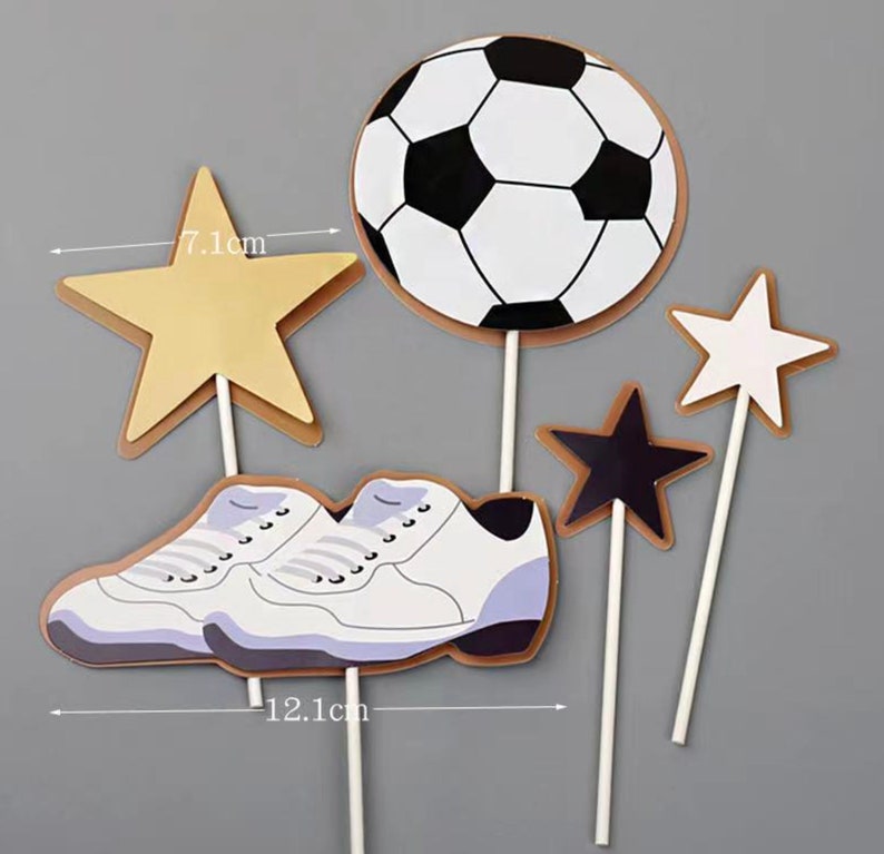 Football Cake Topper for Cake Boys Happy Birthday Party Cake - Etsy