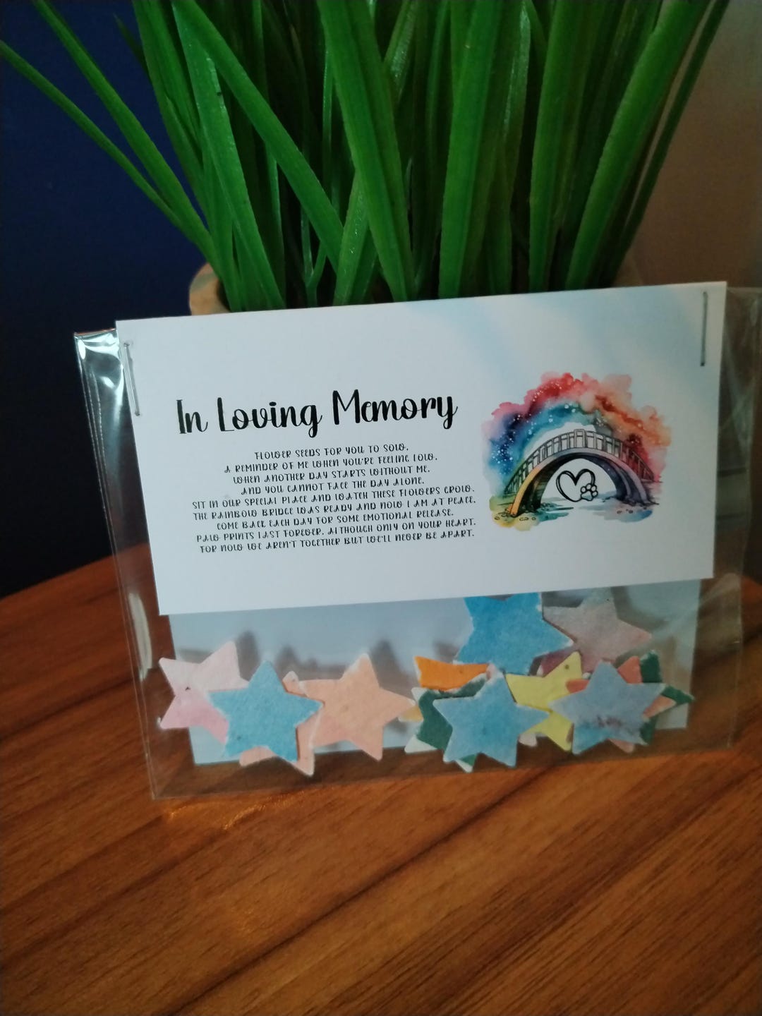 Rainbow Bridge in Loving Memory - Etsy