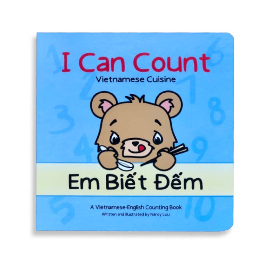 Vietnamese-english Counting Board Book: Bilingual Baby Toddler Gift - Etsy