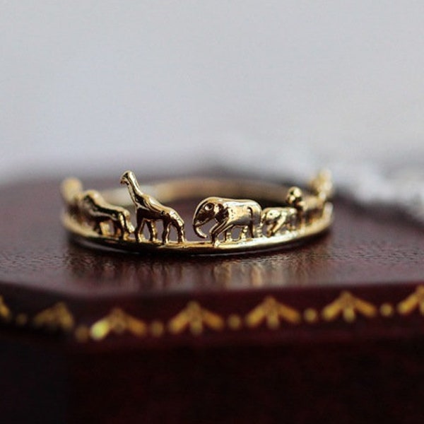 Animal Safari Ring - Etsy