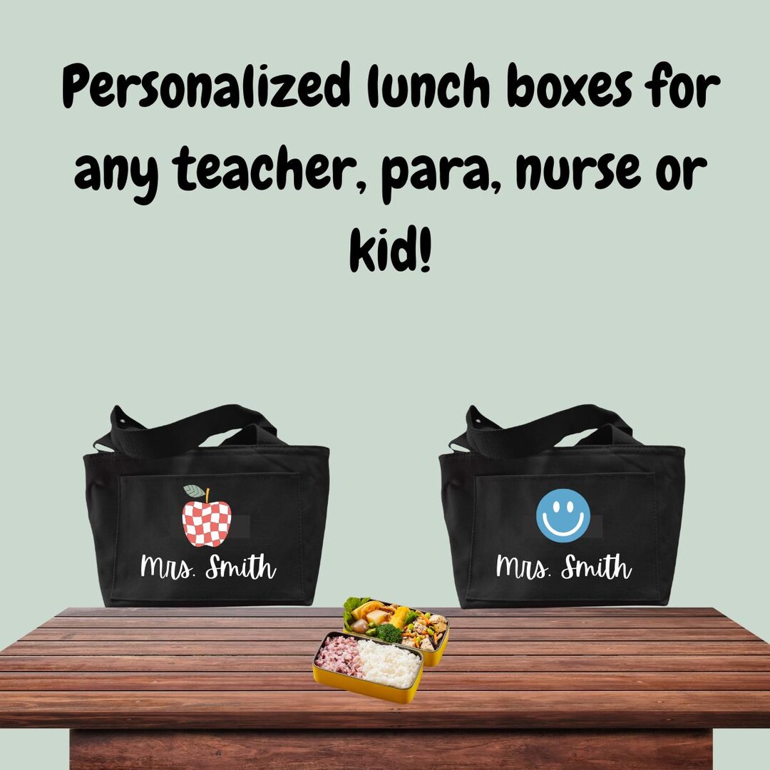 Personalized Lunch Box - Etsy