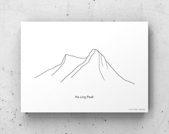 Three Sisters Wall Art three Sisters Art Print three Sisters Mountain ...