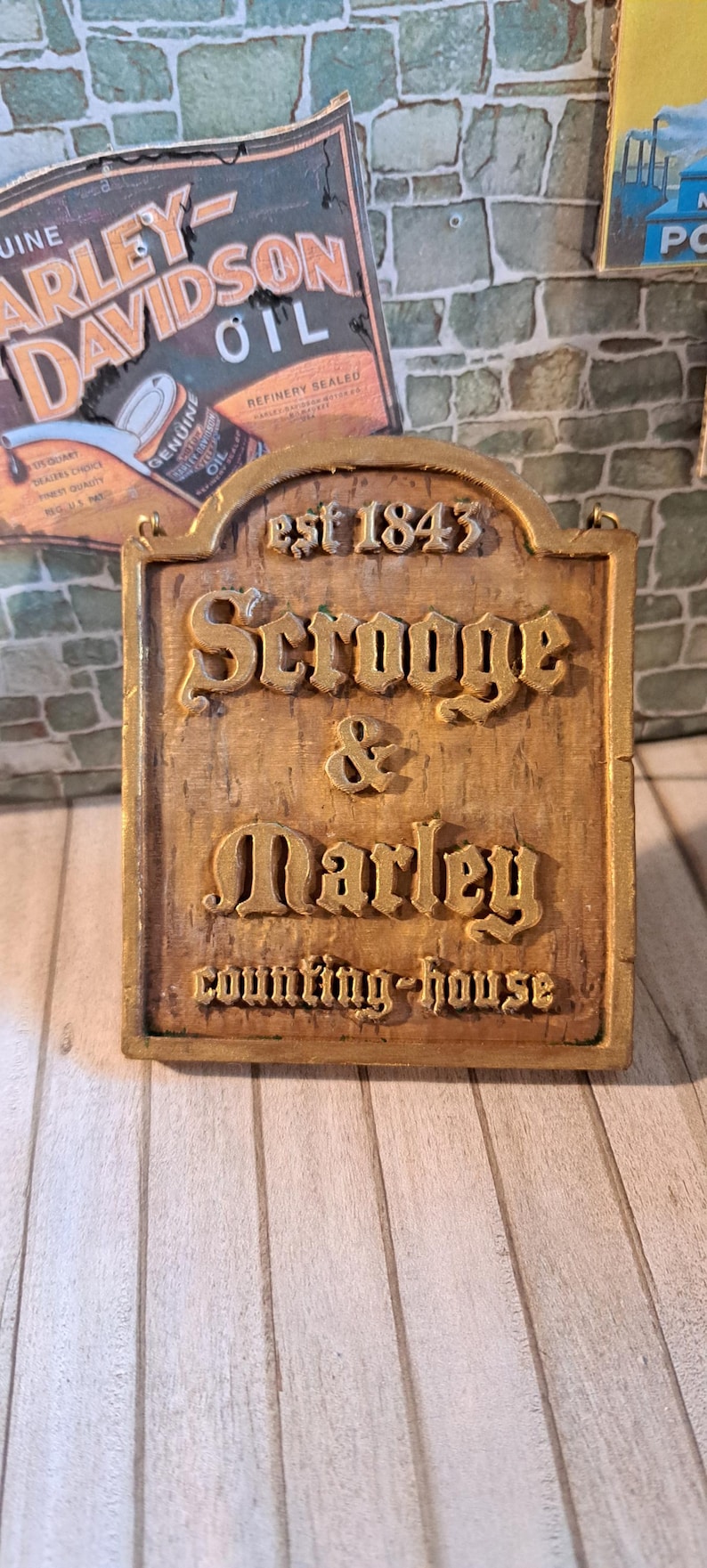 Scrooge & Marley Xmas Decoration - Etsy