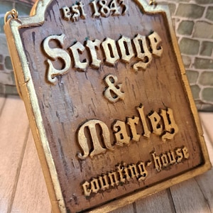 Scrooge & Marley Xmas Decoration - Etsy