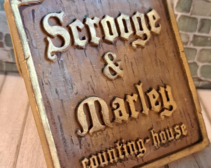 Scrooge & Marley Xmas Decoration - Etsy