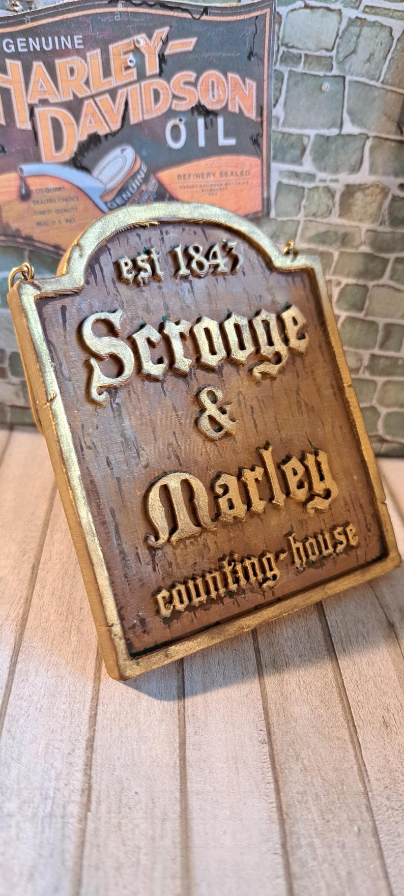 Scrooge & Marley Xmas Decoration - Etsy