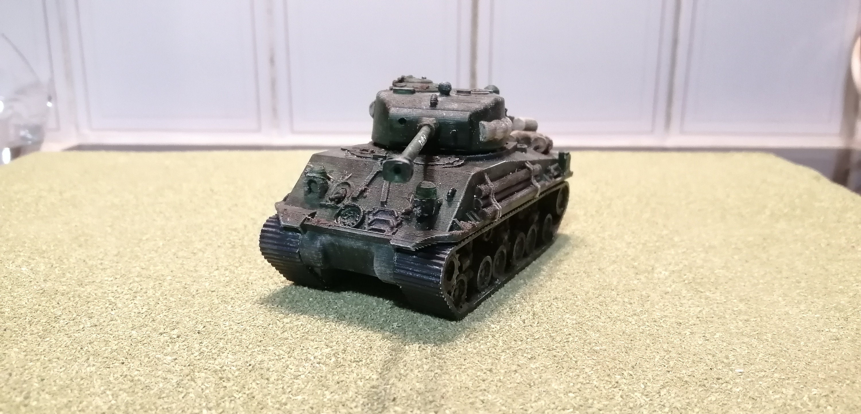 Sherman M4A2E8 "fury" (28mm Bolt Action) - Etsy