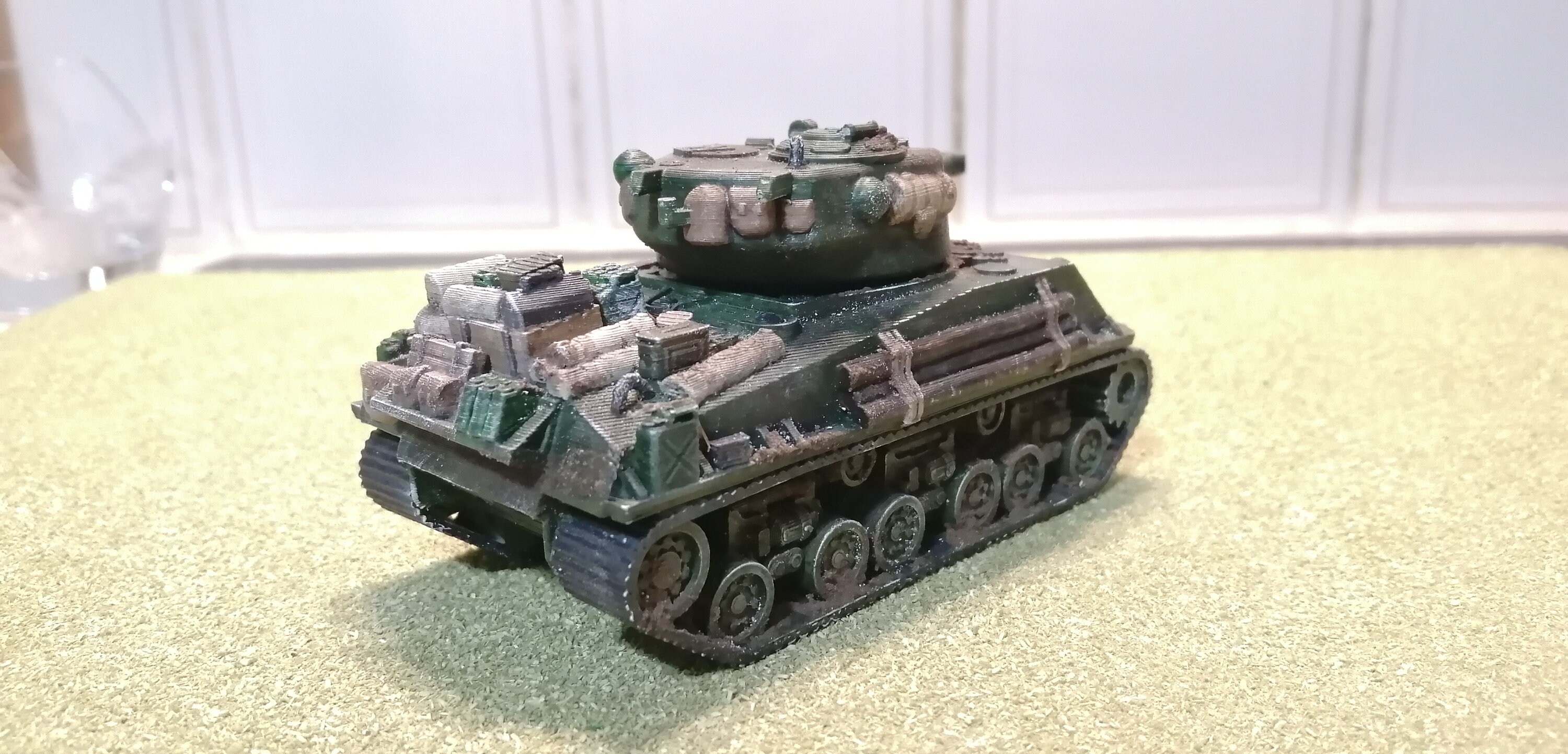 Sherman M4A2E8 "fury" (28mm Bolt Action) - Etsy