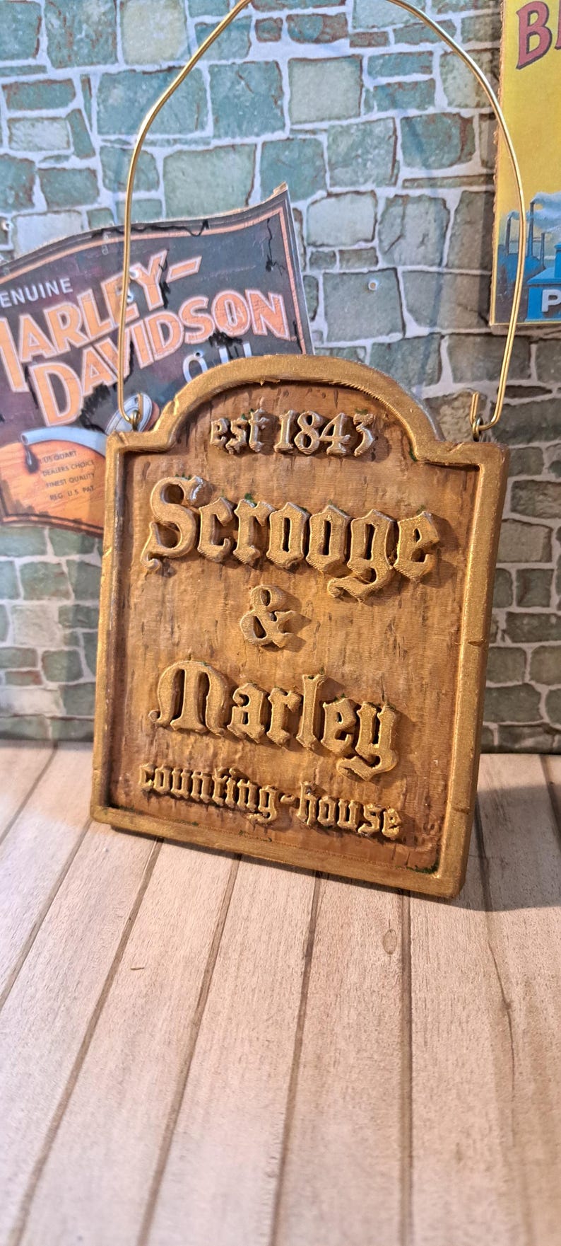 Scrooge & Marley Xmas Decoration - Etsy