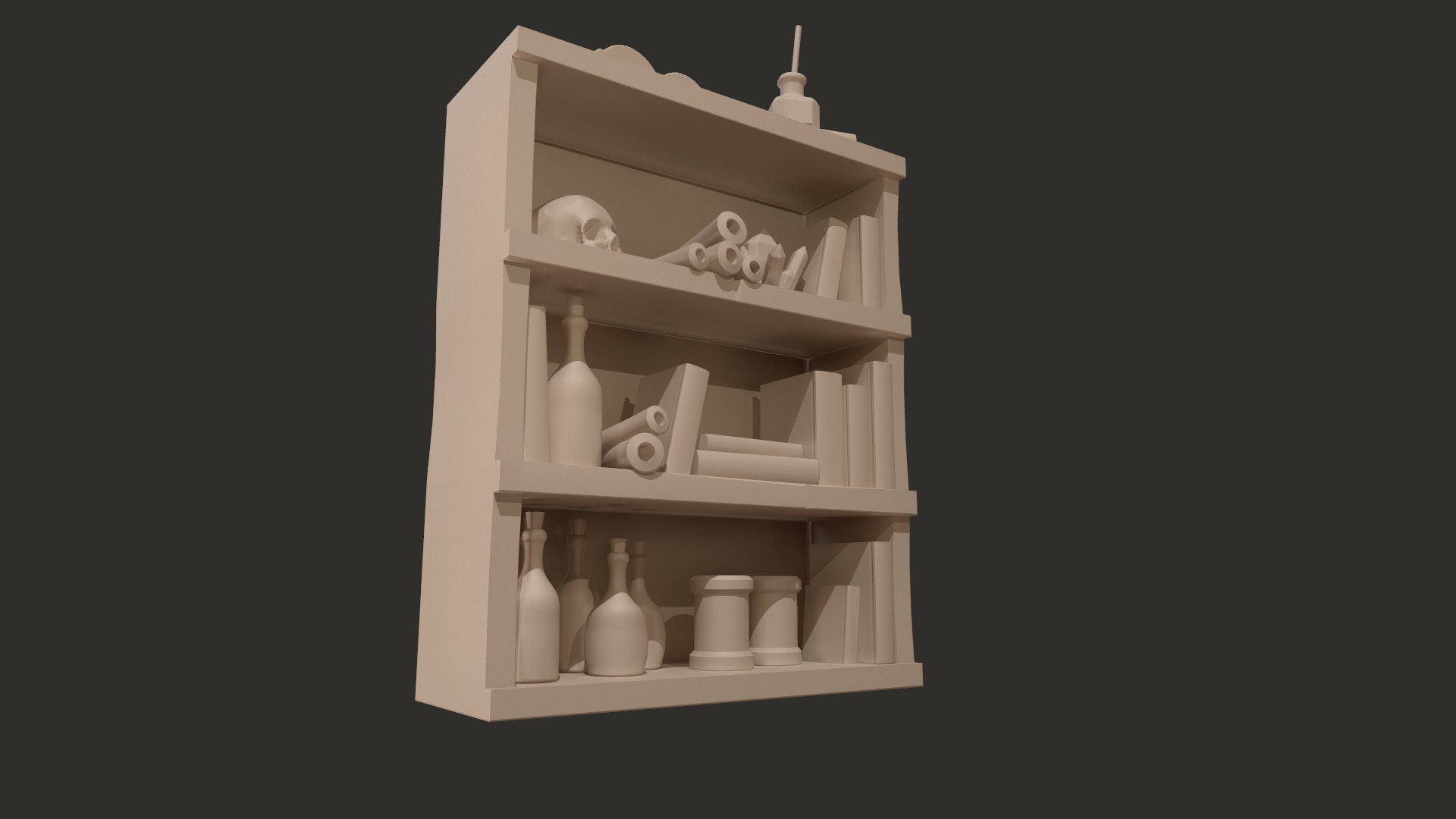 Full Bookcase (28mm Fantasy, Diorama) - Etsy