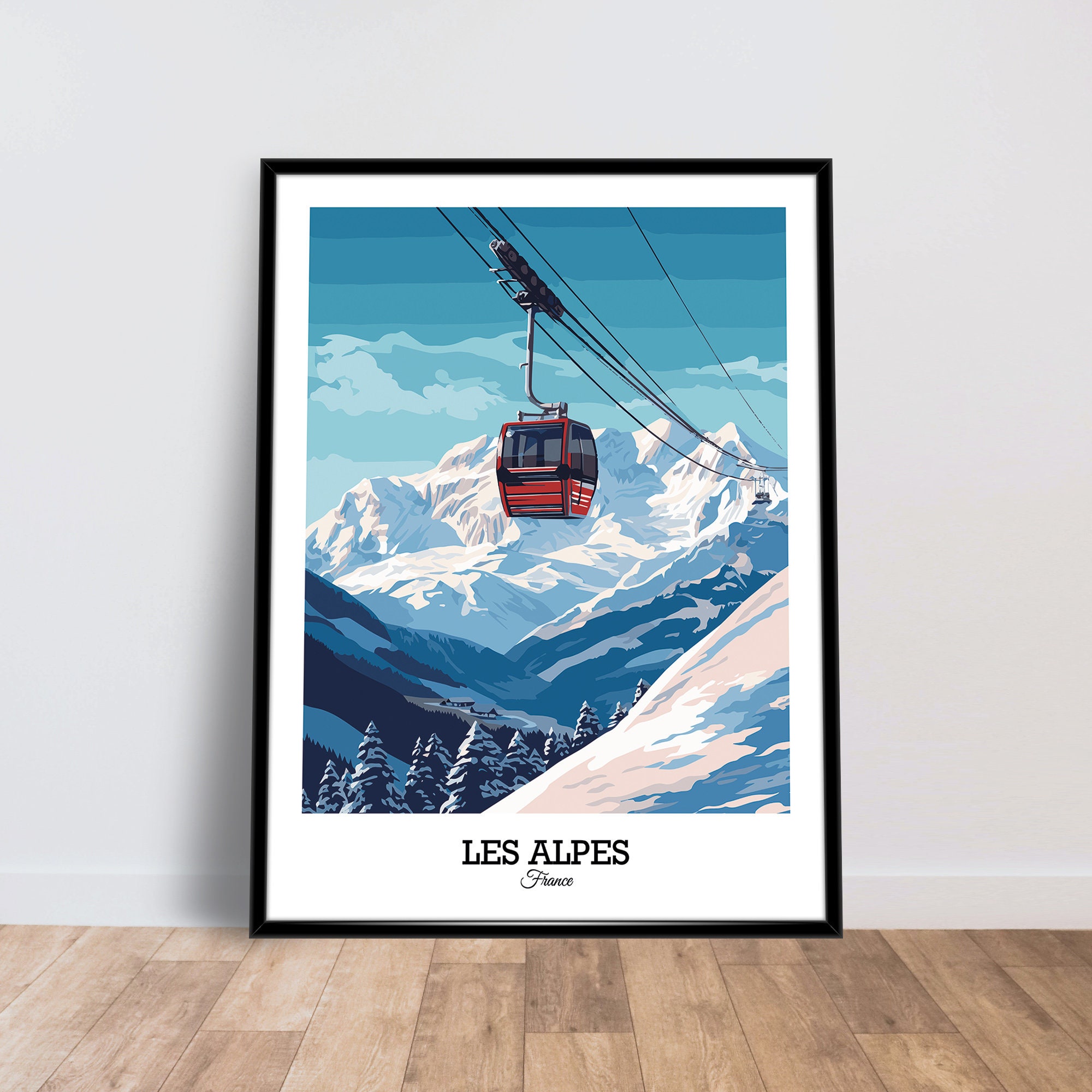 The Alps Digital Travel Poster - Printable Wall Art for Home Decor and ...
