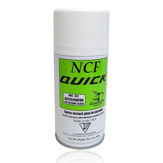 Satellite City QA-6 NCF Quick 6oz aerosol CA glue accelerator. | Etsy