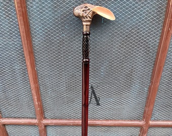 Antique Rabbit Head Cane - Etsy