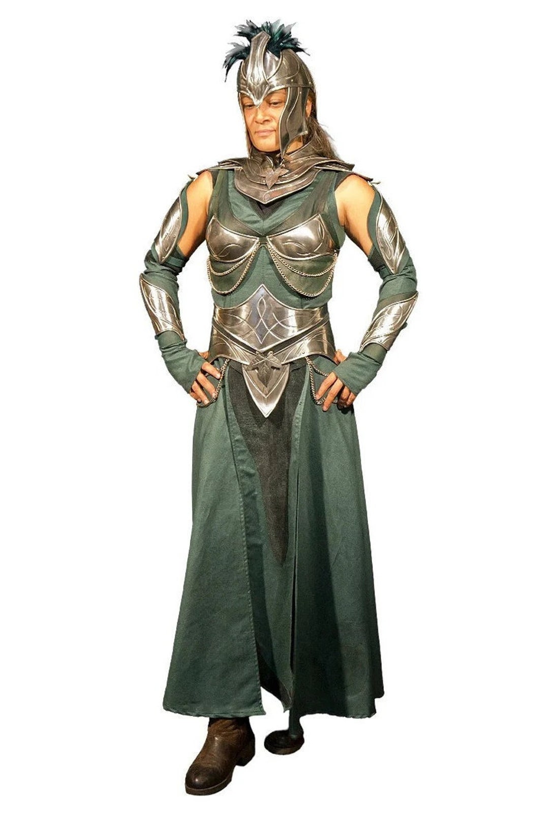 Medieval Eleven Warrior Lady Half Body Armor Suit Dwarf Larp - Etsy